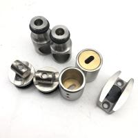 China Sliding Door Fitting for 12MM Glass Modern Round Shape Bar Glass Shower Door Hardware for sale