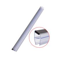 China 6-12 mm Shower Room Glass Sealing Waterproof Strips with PVC Magnetic Shower Door Seal for sale