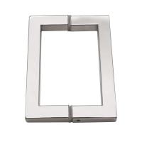 China Modern Design Stainless Glass Door Handle for Back To Back Building Standard Internal for sale