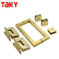 China Long Life Square 90 Degree Stainless Steel Polishing Soft Close Shower Screen Glass Pivot Door Hinges for sale