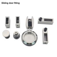 China 80-120kg Load Bearing Frameless Sliding Glass Door Hardware for Bathroom Accessories for sale