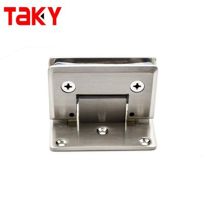 China Sliver Chrome Finish Shower Door Hinges for Foldable Glass Door Excellent Value for sale