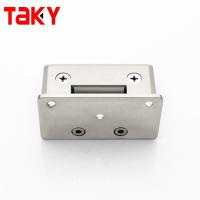 China Sliver Chrome Finish Shower Door Hinges for Foldable Glass Door Excellent Value for sale