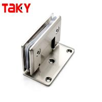 China Sliver Chrome Finish Shower Door Hinges for Foldable Glass Door Excellent Value for sale