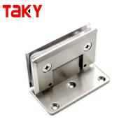 China Sliver Chrome Finish Shower Door Hinges for Foldable Glass Door Excellent Value for sale