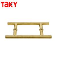 China TK-H003 Luxury Steel Door Handle with Sliver Finish and Advanced Satin/Polished Design for sale
