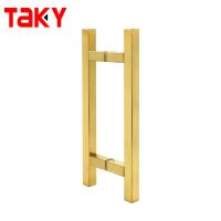 China TK-H003 Luxury Steel Door Handle with Sliver Finish and Advanced Satin/Polished Design for sale