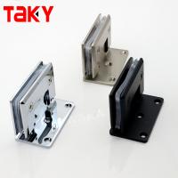 China 8-12 mm Toughened Glass Shower Door Hinge in Solid Brass Material for Hotel Bathroom for sale