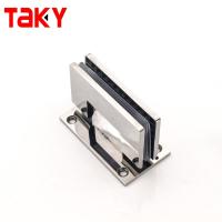 China Hotel Glass Thickness 8-12MM Wall Mounted Shower Hinge with 90 Degree Adjustment for sale