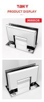 China 90 Degree Wall To Glass Shower Enclosure Screen Modern Design with Pivoted Door Hinges for sale
