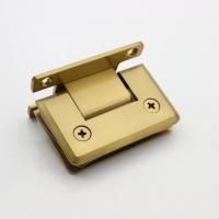 China Adjustable Brass Pivot Wall Glass Hinge for Glass Door Pivot Hinges in 90*55mm Size for sale