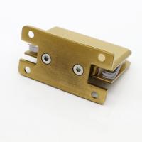 China Adjustable Brass Pivot Wall Glass Hinge for Glass Door Pivot Hinges in 90*55mm Size for sale