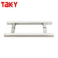 China Modern Design Style Stainless Steel Sliding Shower Glass Door Pull Handles for Hospital for sale