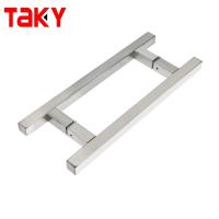 China Modern Design Style Stainless Steel Sliding Shower Glass Door Pull Handles for Hospital for sale