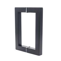 China Stainless Steel Square Shower Door Handle 6 