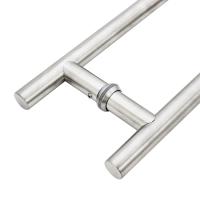 China Stainless Steel Pull Handle for Hotel Office Apartment Doors Windows 200*200*19*1.0mm for sale