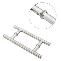 China Stainless Steel Pull Handle for Hotel Office Apartment Doors Windows 200*200*19*1.0mm for sale