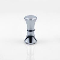 China Bathroom Shower Room Sliding Door Handle Silver Glass Door Double Hole Knob in Design for sale