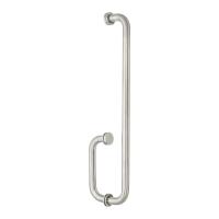 China 18*8inch Stainless Steel 304 Pull Handle Sliding Glass Door Shower Handle for Modern Bathroom for sale