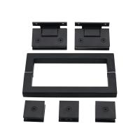 China Glass Door Pull Handle Set For Door With Door Window Handles And Square Glass Clamps for sale