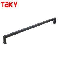 China 8-12mm Door Thickness Stainless Steel Square Shower Door Handle with Handle for sale