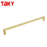 China 1.0mm Thickness Square Glass Pull Handle for Shower Door SS304 Corrosion Resistant for sale