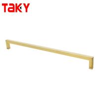 China 1.0mm Thickness Square Glass Pull Handle for Shower Door SS304 Corrosion Resistant for sale