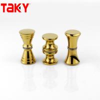 China Round Bathroom Door Knobs for Shower Room Glass Sliding Door in 19/20/22mm Diameter for sale