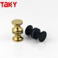 China Round Bathroom Door Knobs for Shower Room Glass Sliding Door in 19/20/22mm Diameter for sale