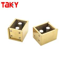 China Modern Design Double Pipe Bar Frameless Ss304 8-12mm Shower Sliding Door Fittings for sale