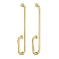 China Chinese Design Style Stainless Steel Shower Room Glass Door Handle for Door Pull Handle for sale