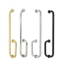 China Chinese Design Style Stainless Steel Shower Room Glass Door Handle for Door Pull Handle for sale