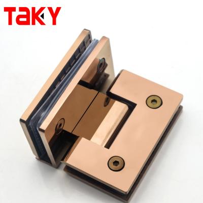 China 90 Degree Glass to Glass Hardware Bathroom Shower Door Pivot Hinges for 600-800mm Width for sale