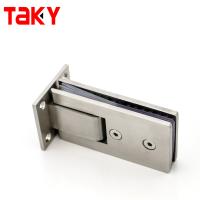 China New Design Steel Soft Close Shower Frameless Tempered Glass Door Hinges for sale
