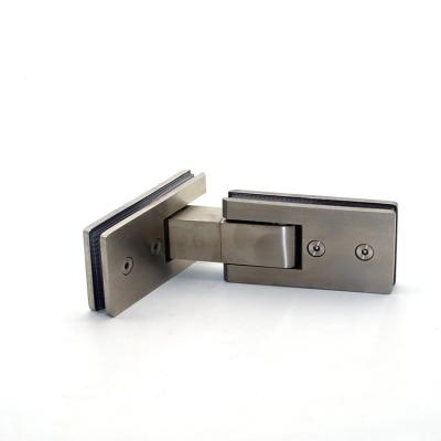 China Glass Clamp Black Shower Door Hinge Long Life and Sleek Design for Bathrooms for sale