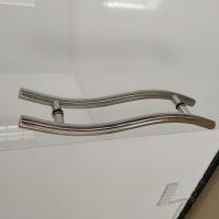 China 1000mm Long Customizable Double Sided Glass Door Pull Handles for Modern Design Style for sale