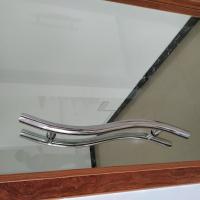 China 1000mm Long Customizable Double Sided Glass Door Pull Handles for Modern Design Style for sale
