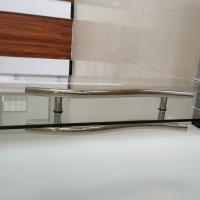 China 1000mm Long Customizable Double Sided Glass Door Pull Handles for Modern Design Style for sale
