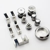 China Highly Resistant to Corrosion Barn Door and Hardware Kit with 8-12 Thick Safe Glass for sale