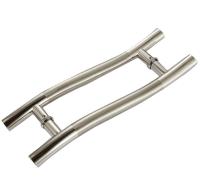 China SS304 Modern Design Stainless Steel Single Glass Door Pull Handle for Interior Door for sale