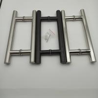 China Matt Black Steel Interior Sliding Glass Door Pull Handle for Door Window Handles for sale