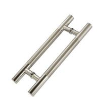 China Matt Black Steel Interior Sliding Glass Door Pull Handle for Door Window Handles for sale