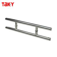 China Door Window Handles Double Sided Sliding Glass Door Handle for Bathroom Steel Shower Room for sale