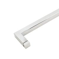 China Modern Stainless Steel Single Glass Door Pull Handle for Doors for sale