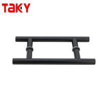 China Glass and Wooden Door Handle for Office Sided Push Pull Puxadores para Porta de Vidros for sale