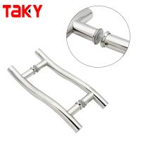 China Popular Designs Pull Handle Stainless Steel Polished Glass Door Handle for sale