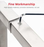 China Modern Design Stainless Glass Door Handle for Back To Back Building Standard Internal for sale
