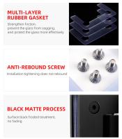 China Hinges for Showers SS304 Soft Close Shower Hinge Bathroom Glass Door Stainless Steel Hinge for sale