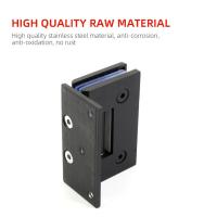 China Hinges for Showers SS304 Soft Close Shower Hinge Bathroom Glass Door Stainless Steel Hinge for sale