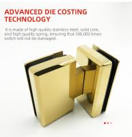 China Modern Design 180 Degree Brass or Stainless Steel Glass Hardware Bathroom Door Shower Lifting Hinge for sale